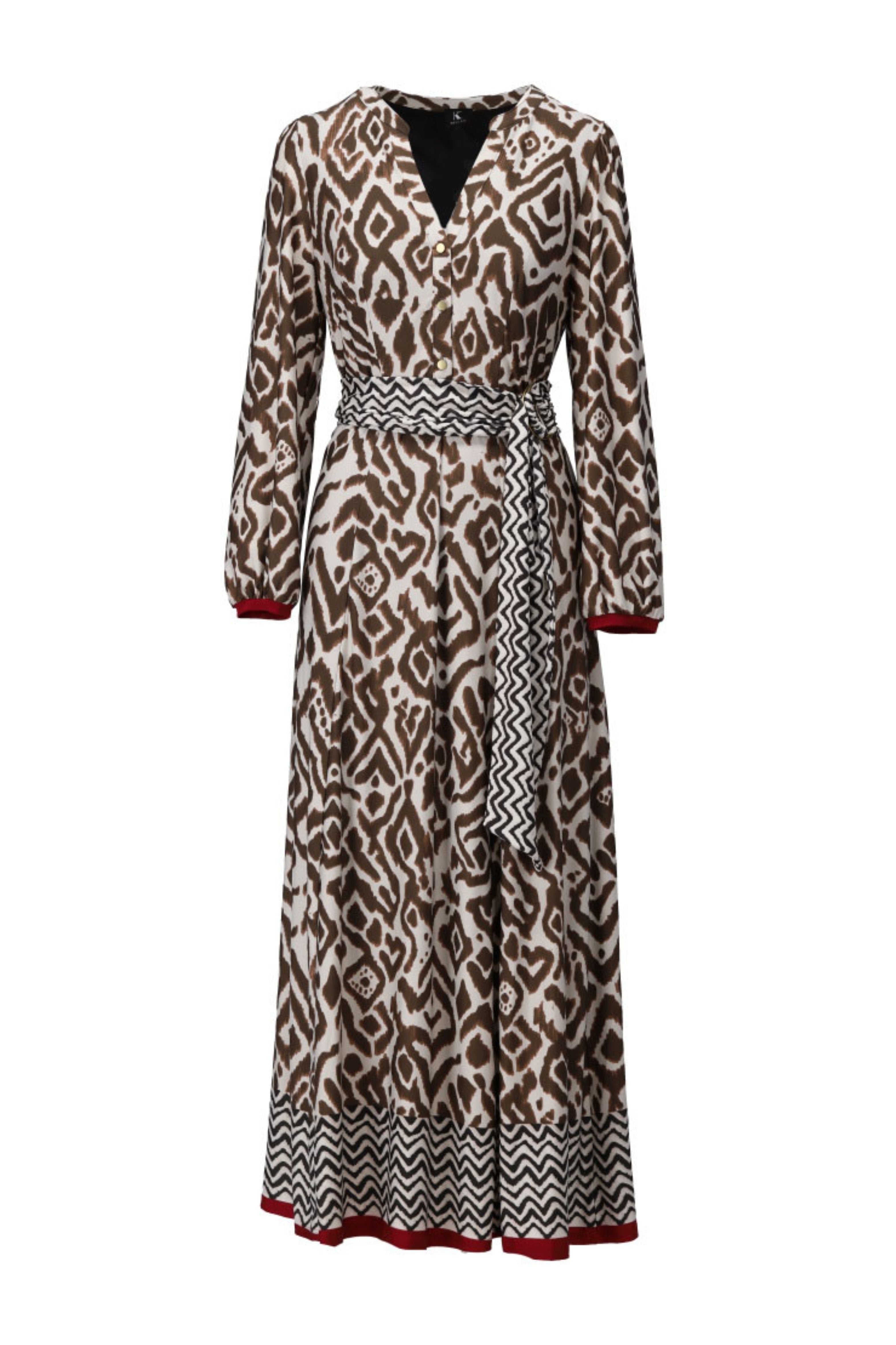 Jurk Maxi Met Design B343-P054 | K-design